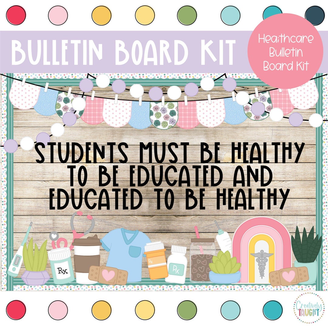Health Science - Health Bulletin Board Kit - Etsy