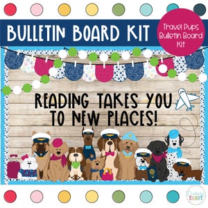 Travel Pups - Puppy Bulletin Board Kit - Etsy
