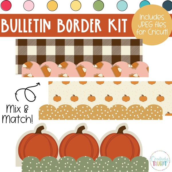 Pumpkin Borders - Etsy
