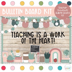 Teacher Appreciation Bulletin Board Kit - Etsy