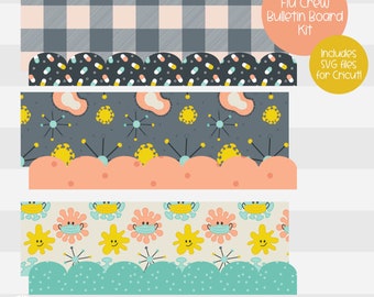 Boo to the Flu Health Bulletin Board Borders - Etsy