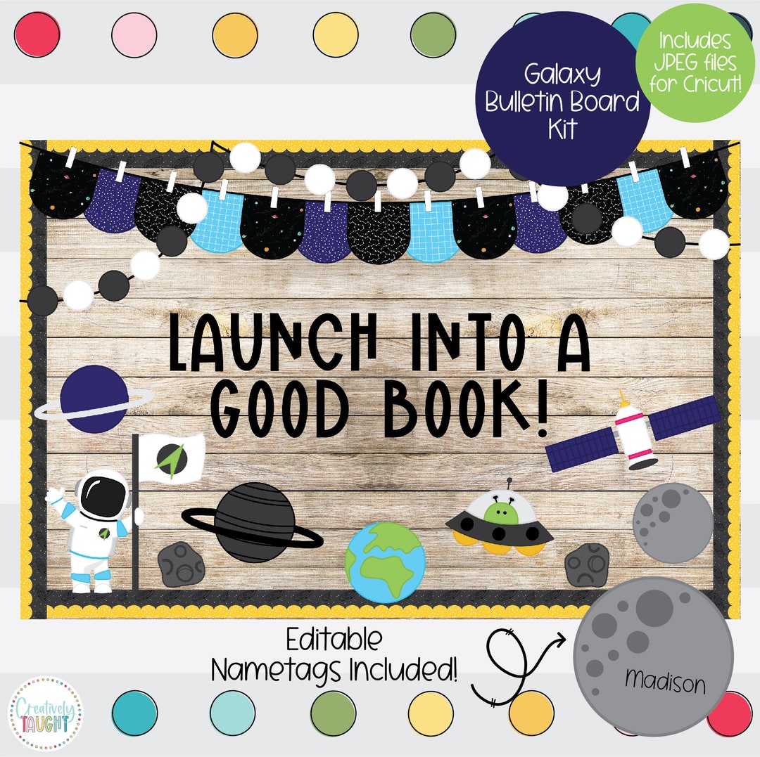 Galaxy Space Bulletin Board Kit - Etsy