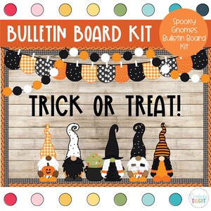 Halloween Gnomies - Fall - Halloween - Bulletin Board Kit - Etsy