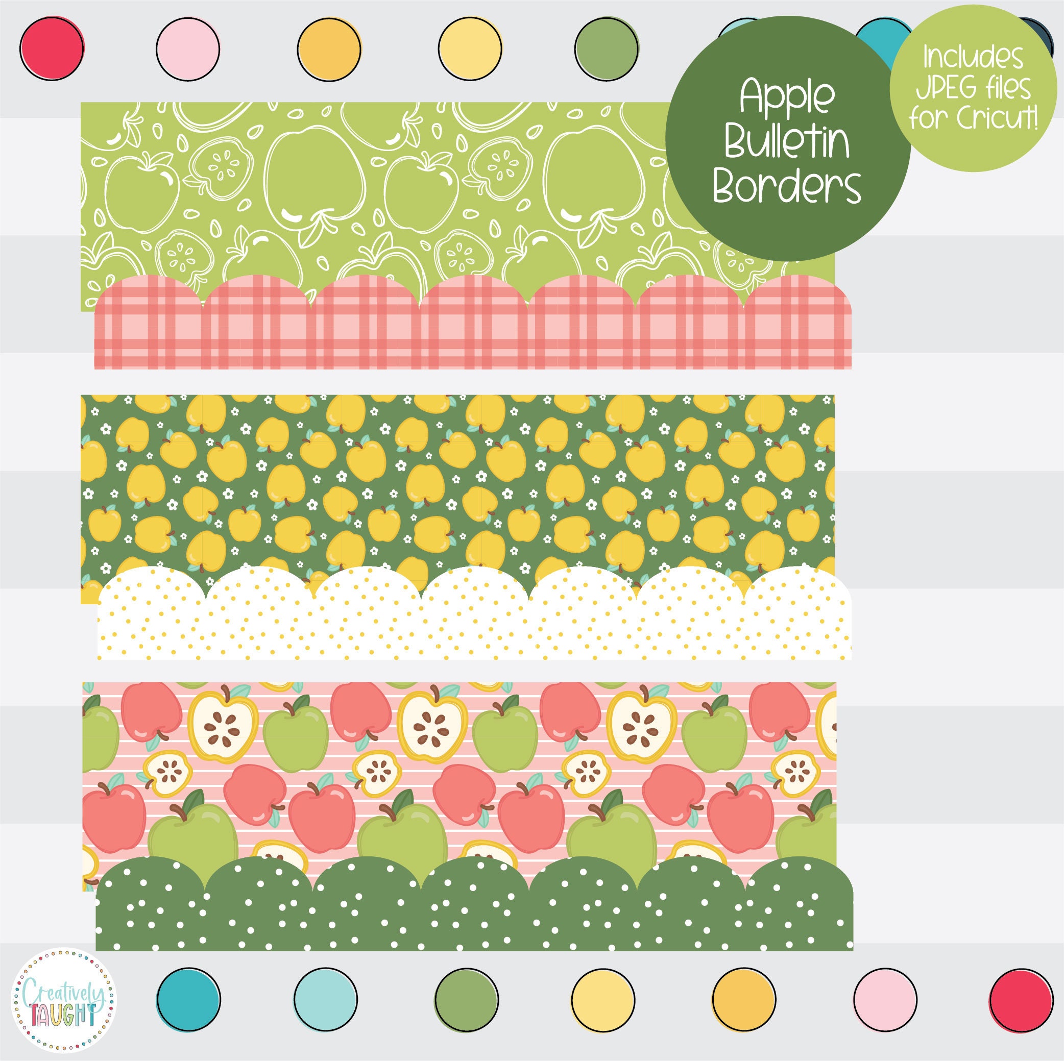 Apple Borders For Teachers