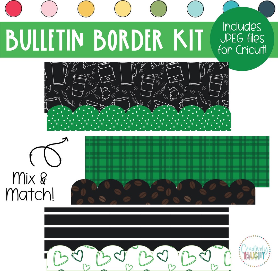 Coffee House - Coffee- Back to School Bulletin Board Borders - Etsy