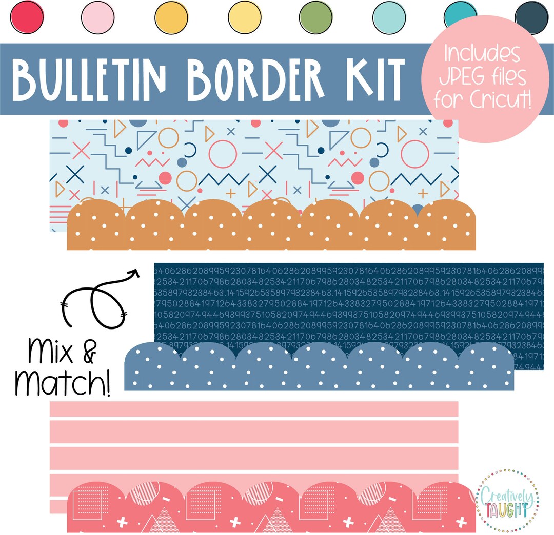 Math Classroom Decor - Pi Day - March Bulletin Board Borders - Etsy