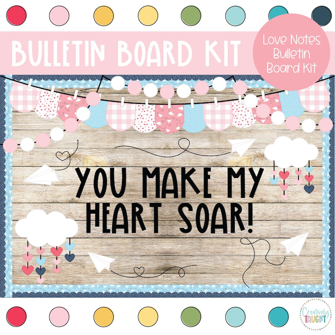 Love Notes - You Make My Heart Soar - Paper Airplanes - Valentines ...