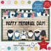 Memorial Day Gnomes - Patriotic - May Bulletin Board Kit - Etsy