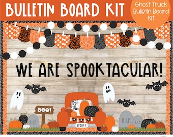 Fall Gnome in Pumpkin Truck Fall Halloween Bulletin Board Kit - Etsy