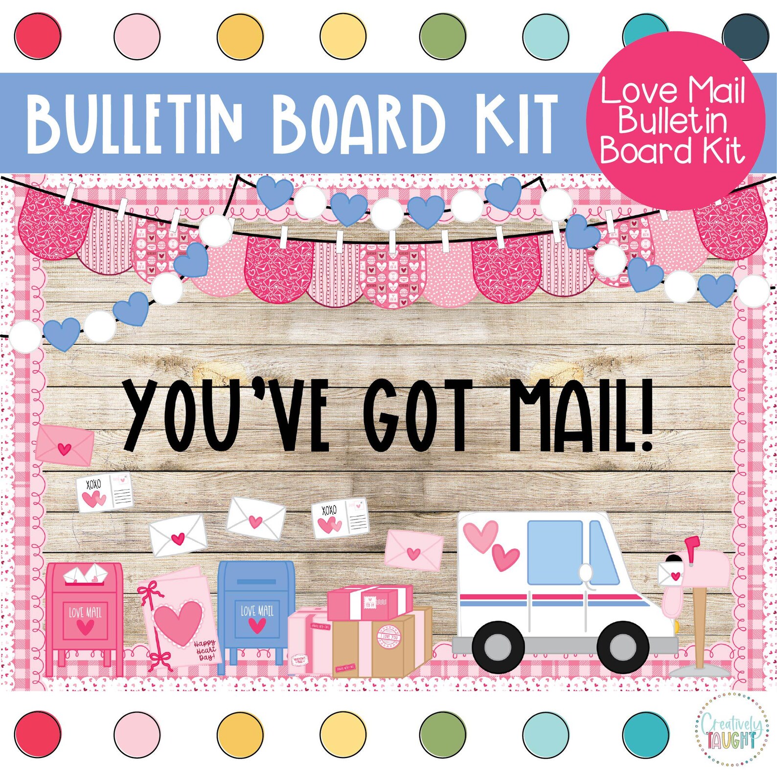 Postal Truck - Special Delivery - Valentines - February Bulletin Board ...