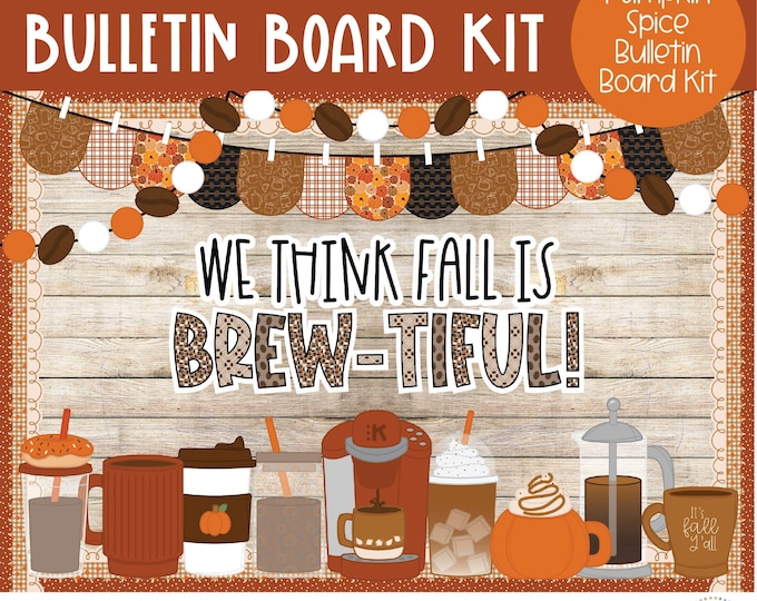 Teacher School Fall Bulletin Board for Classroom Decoration/ Fall ...