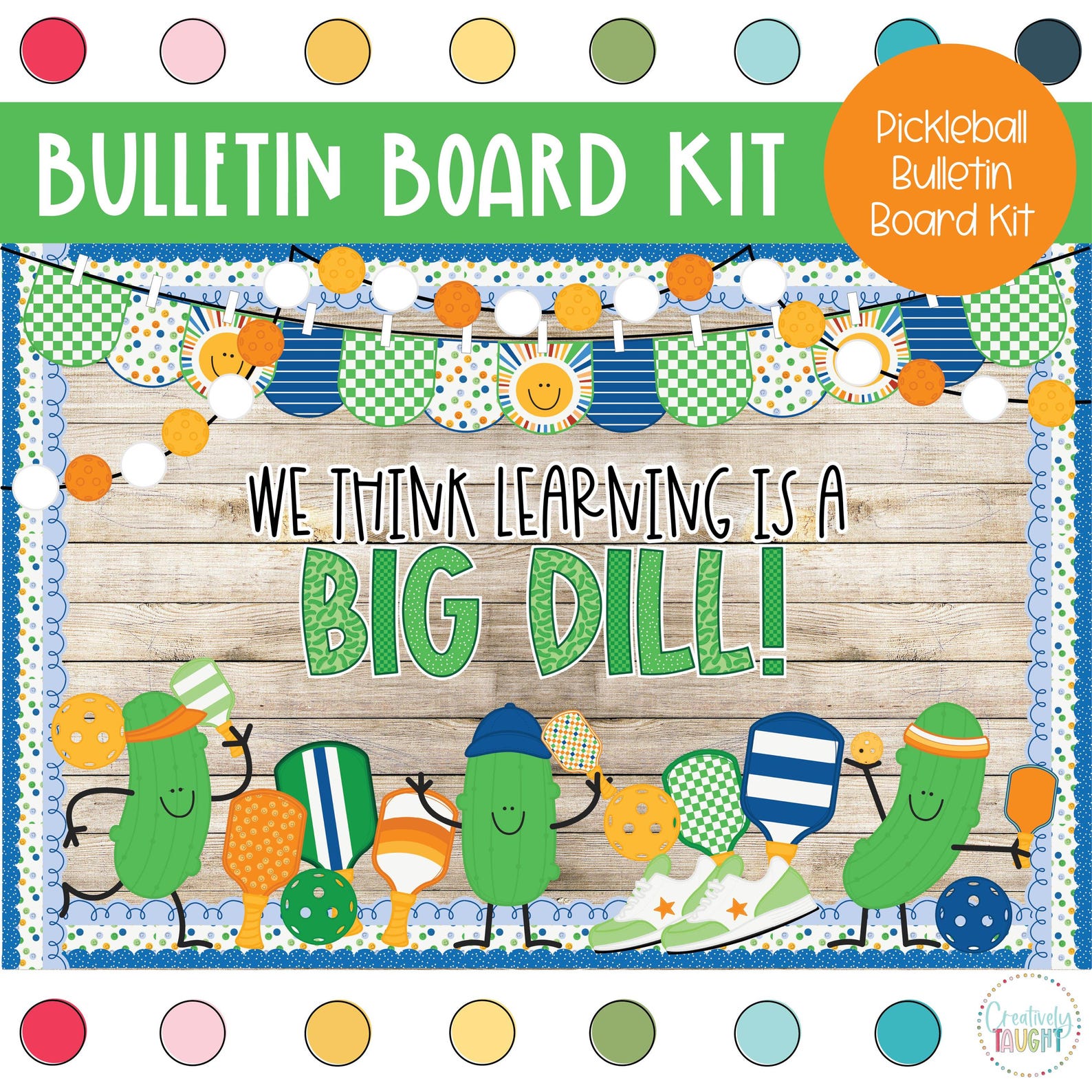 Pickleball Classroom Decor: Bulletin Board Kit (digital Download) - Etsy