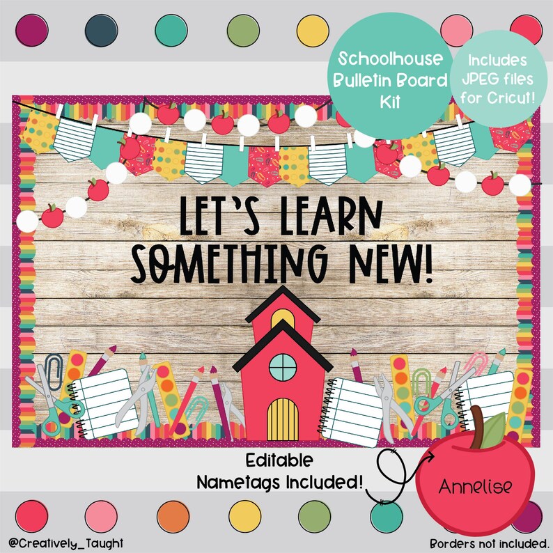 Welcome Back Back to School Fall Bulletin Board Kit - Etsy