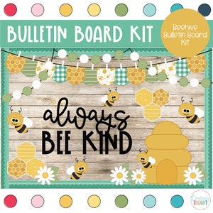 Welcome to Our Hive- Bee Kind- Back to School Bulletin Board - Etsy
