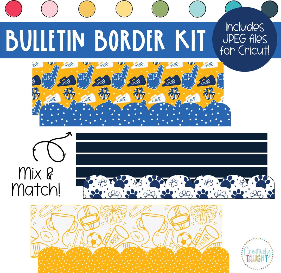 Sports Bulletin Board Borders - Etsy