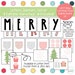 Let It Snow- Pink Truck- Winter - December Bulletin Board - Etsy