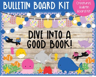 Sea Turtles Ocean Under the Sea Back to School Bulletin Board - Etsy