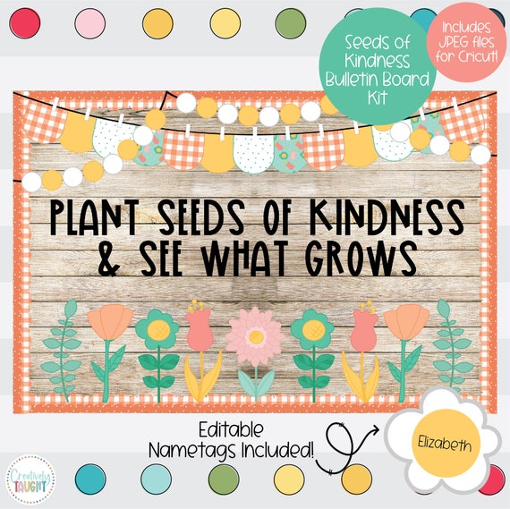 Spring Flower Bulletin Board