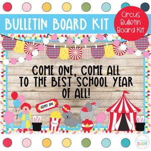 Circus - Carnival Classroom Theme Bulletin Board Kit - Etsy