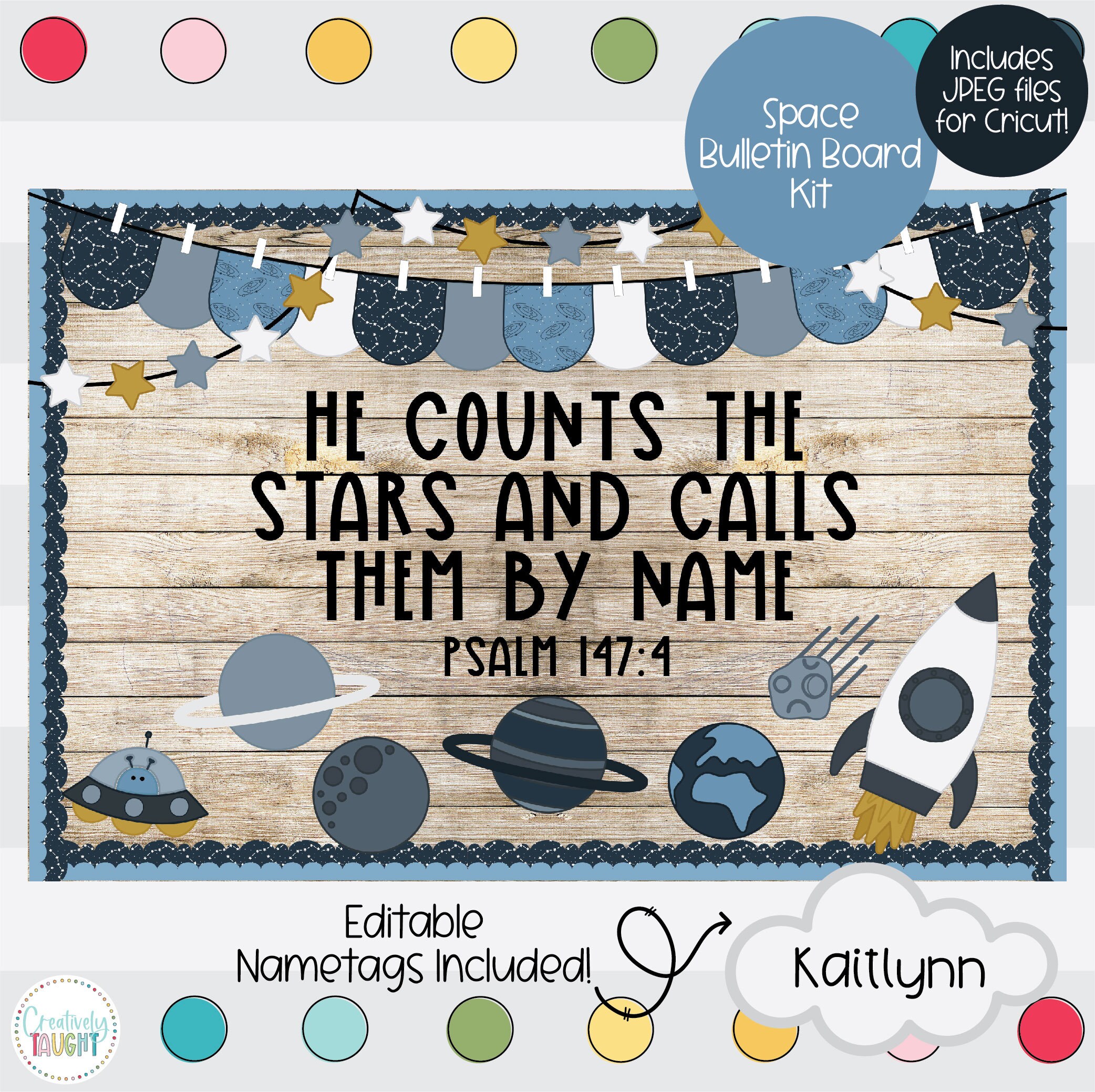 Solar System Bulletin Board Display