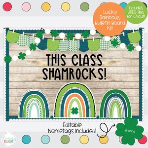 Cutest Clovers in the Patch St. Patricks Day Bulletin Board - Etsy