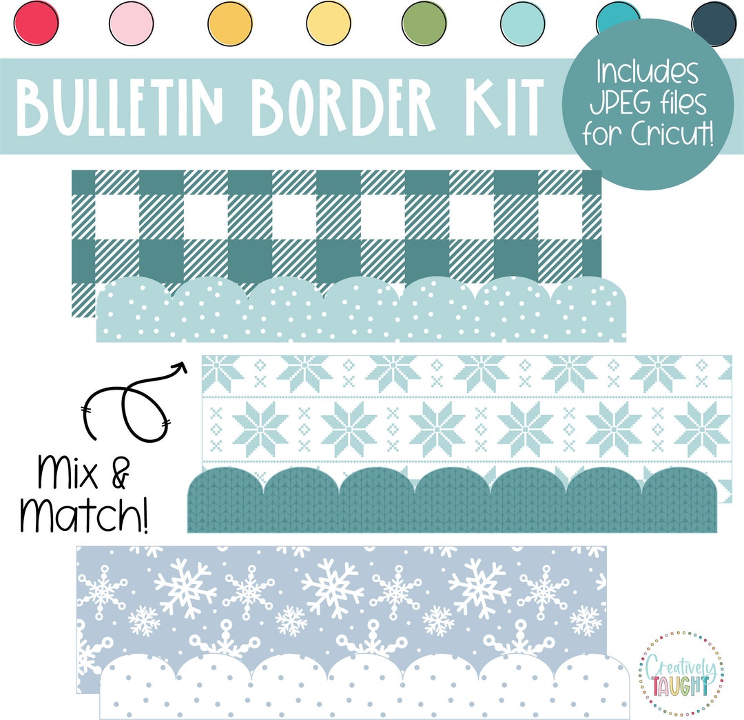 Winter - Sweater - January Bulletin Board Borders - Etsy