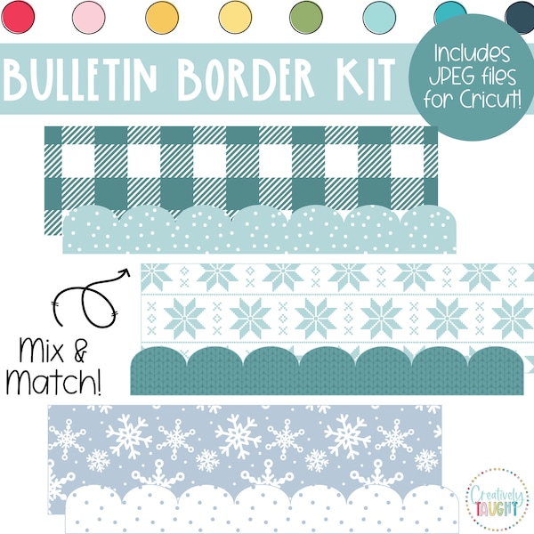 Winter Bulletin Board Kit - Etsy