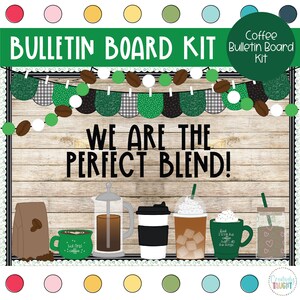 Coffee House - Back to the Grind - Coffee Back to School Bulletin Board ...