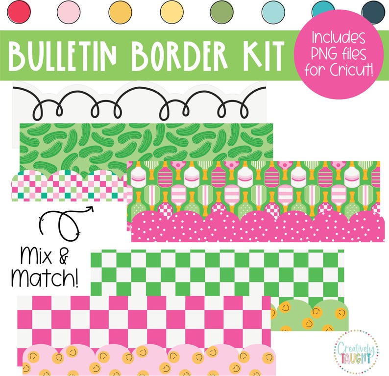 Pickleball Classroom Decor: Bulletin Board Kit (digital Download) - Etsy