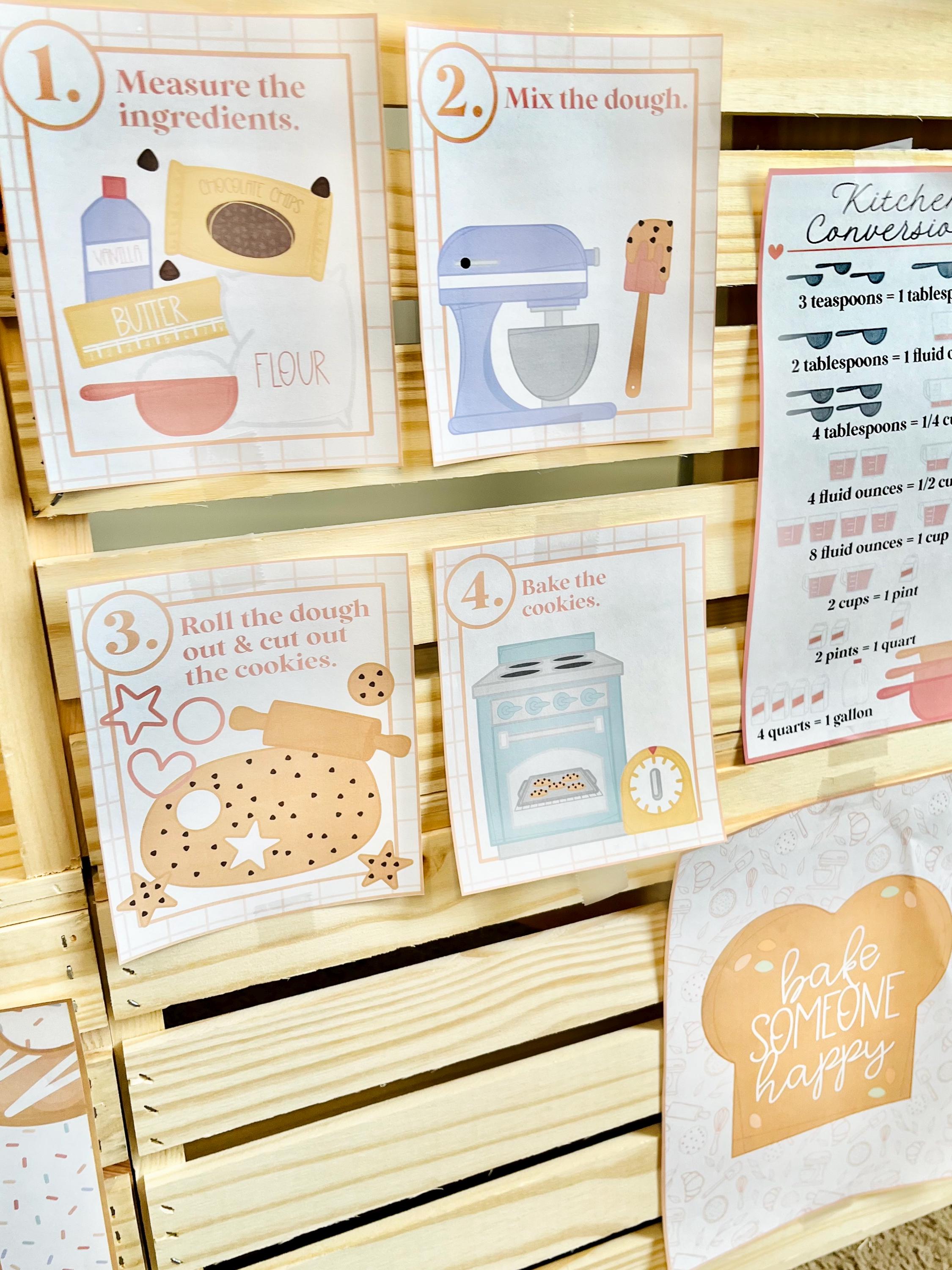 Bakery Dramatic Play Kit: Classroom Printables (instant PDF Download ...