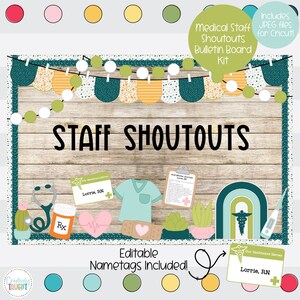 Medical Staff Shoutout Display Healthcare Heroes Nurse - Etsy