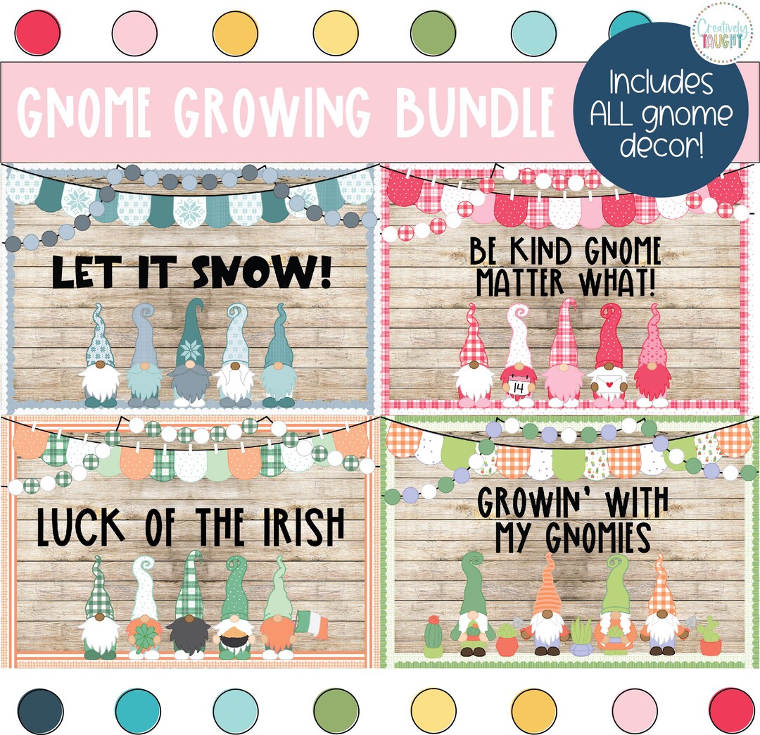 Ultimate Gnome Bulletin Board Bundle ALL GNOME Bulletin Board Kit - Etsy