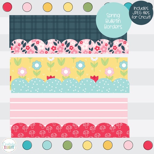 Retro Bulletin Board Borders - Etsy