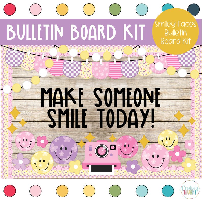 Smileys Back to School Bulletin Board Kit: Digital Health Education ...