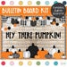 Black and White Pumpkins - Fall - Halloween - Bulletin Board Kit - Etsy ...