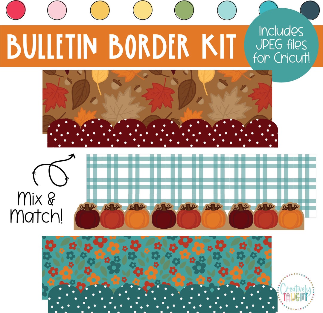 Fall Gnomies Bulletin Board Borders - Etsy