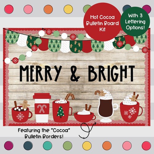 Christmas Tree Truck Christmas Bulletin Board Kit - Etsy
