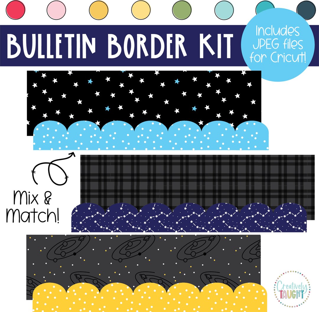 Galaxy Board Borders - Etsy