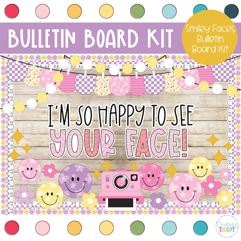 Smileys Back to School Bulletin Board Kit: Digital Health Education ...