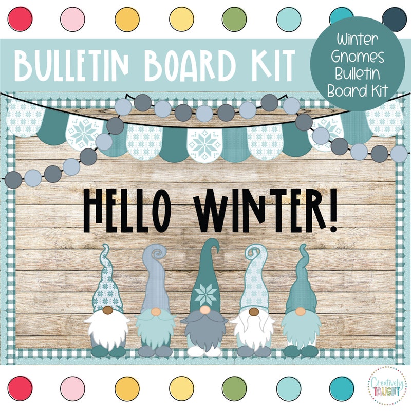 Winter Bulletin Board Kit - Etsy