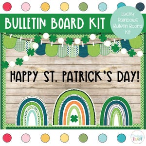 Cutest Clovers in the Patch- St. Patrick’s Day Bulletin Board Kit - Etsy