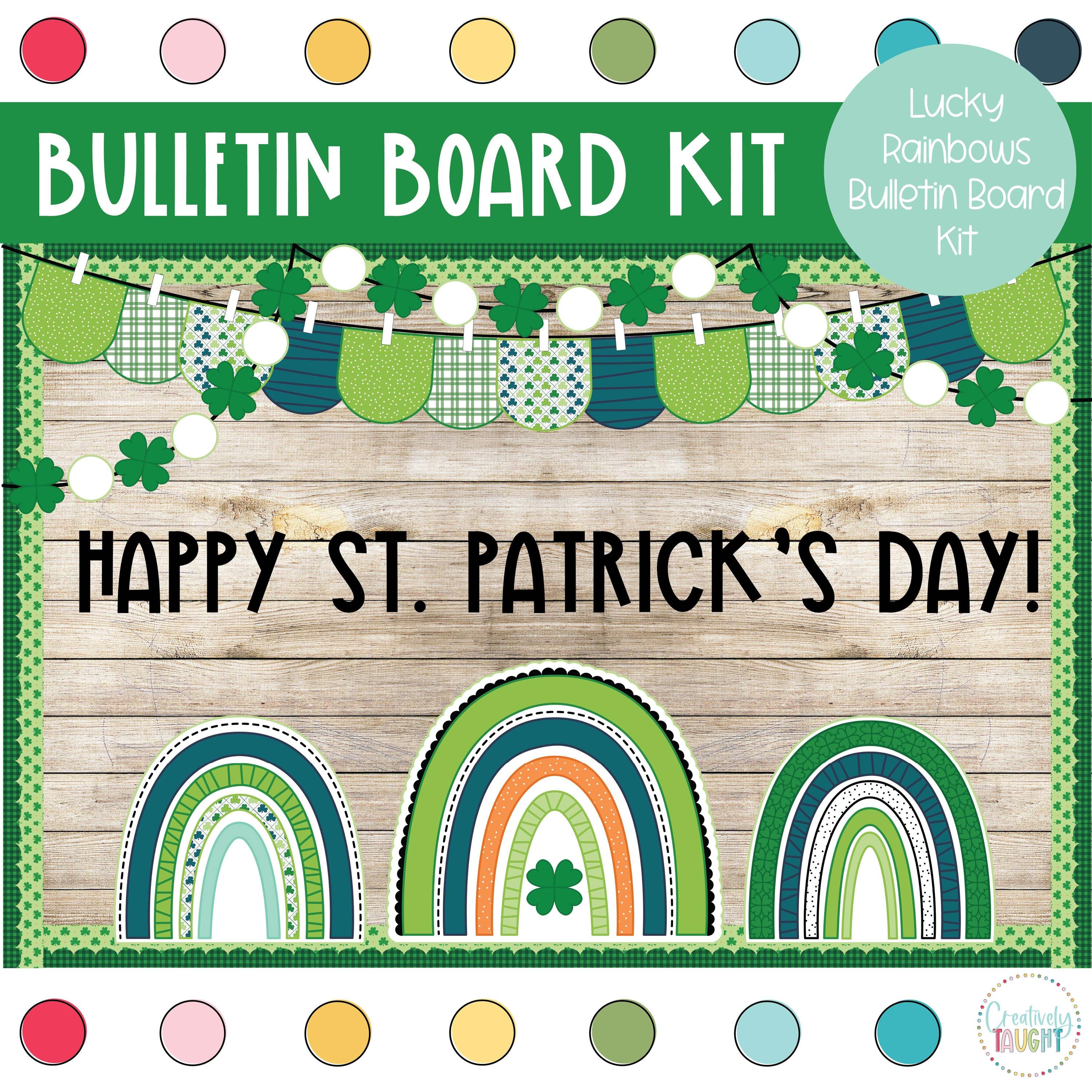 Cutest Clovers in the Patch- St. Patrick’s Day Bulletin Board Kit - Etsy