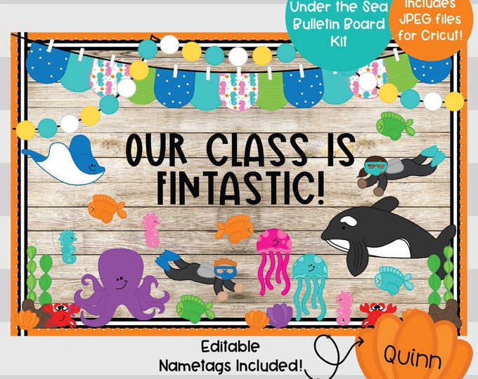 Teachers School Bulletin Board for Preschool Classroom/its O-fish-ally ...