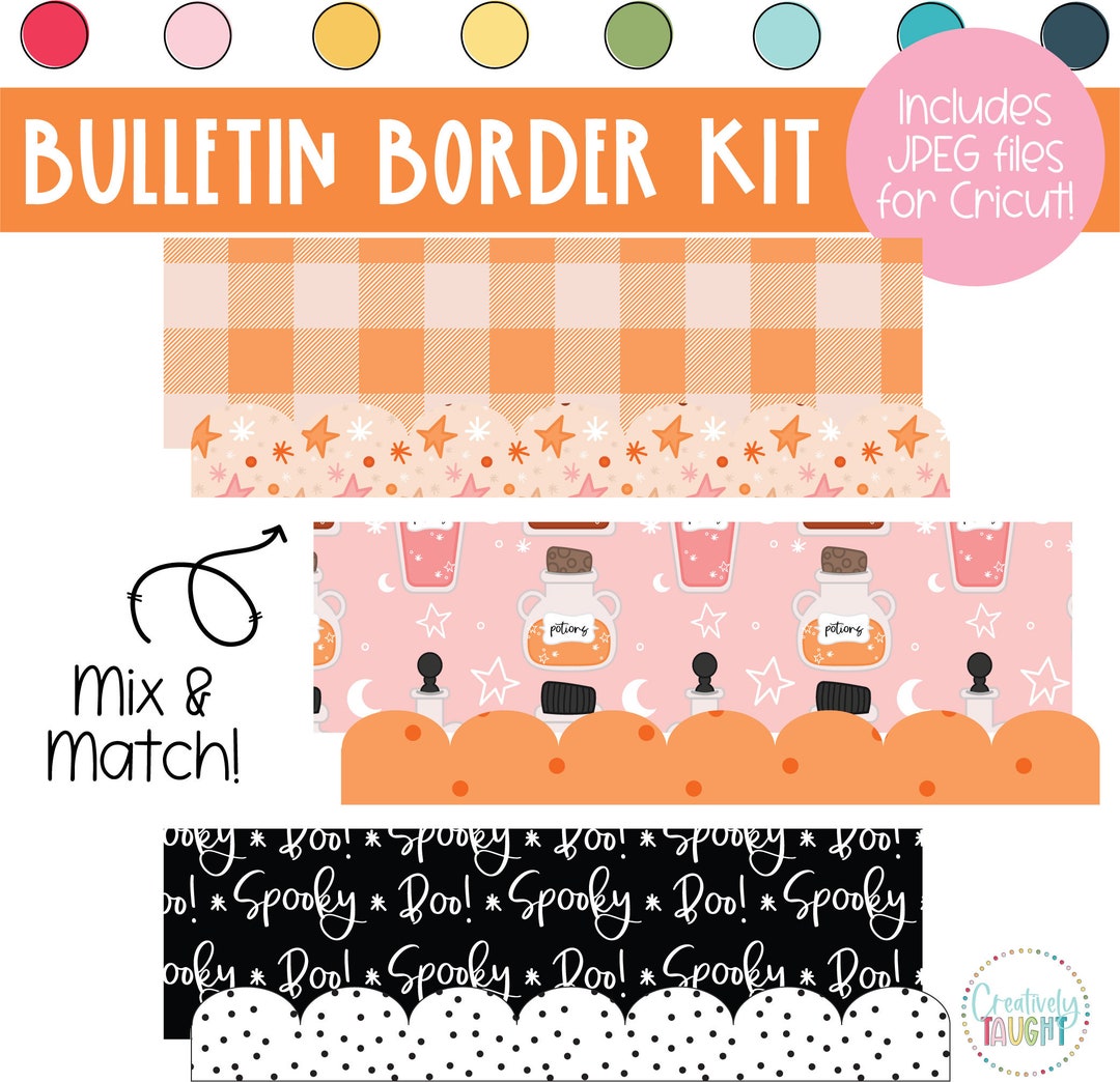Potions - Witches Brew Borders- Halloween - Fall Bulletin Board Borders ...