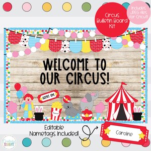Circus Carnival Classroom Theme Bulletin Board Kit - Etsy