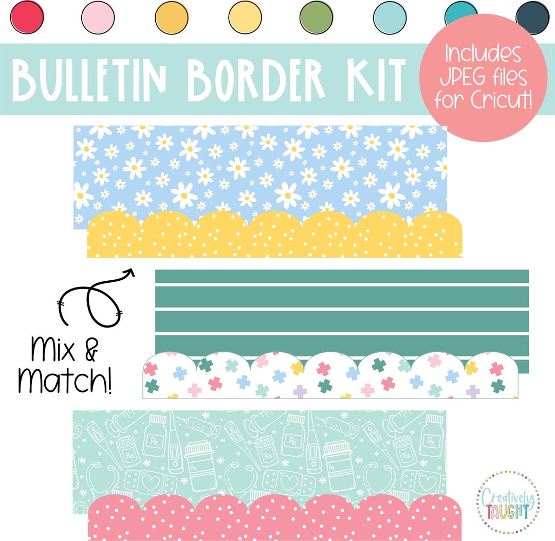 Health Science Bulletin Board Borders - Etsy