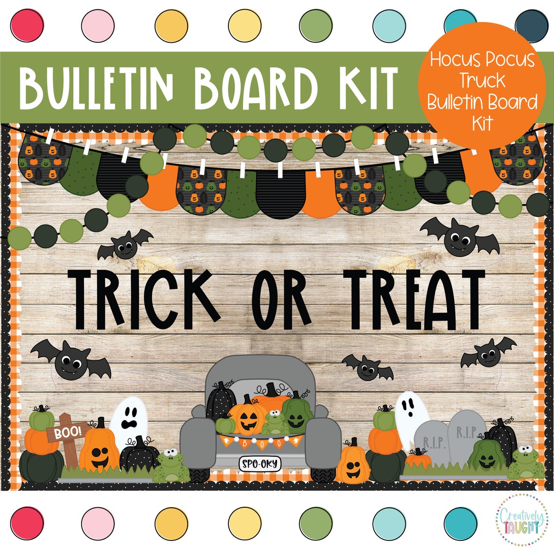 Hocus Pocus Everybody Focus - Halloween - October Bulletin Board Kit - Etsy