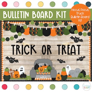 Hocus Pocus Everybody Focus - Halloween - October Bulletin Board Kit - Etsy