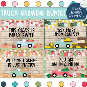 Ultimate Truck Bulletin Board Bundle ALL HOLIDAY TRUCK Classroom Decor ...