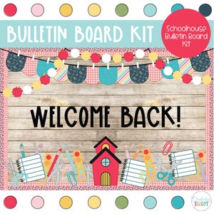 Welcome Back - Back to School - Fall Bulletin Board Kit - Etsy